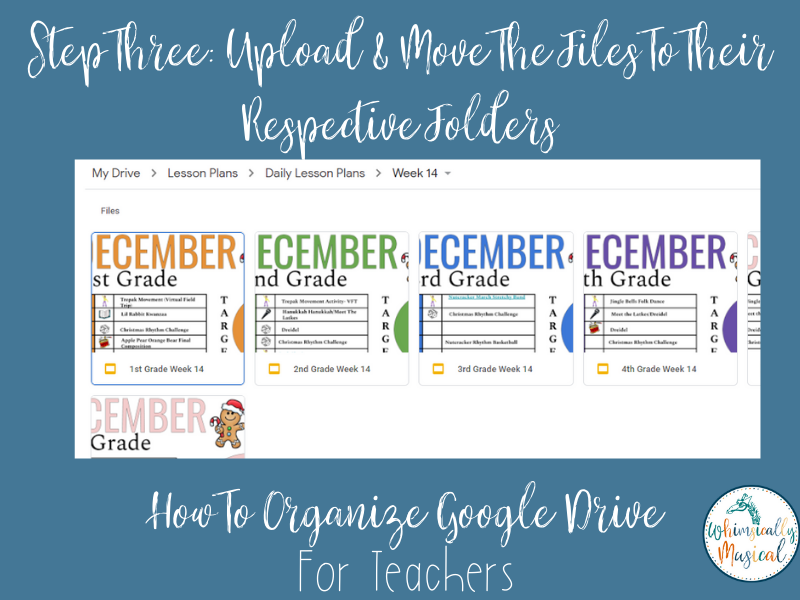 How To Organize Google Drive For Teachers Whimsically Musical